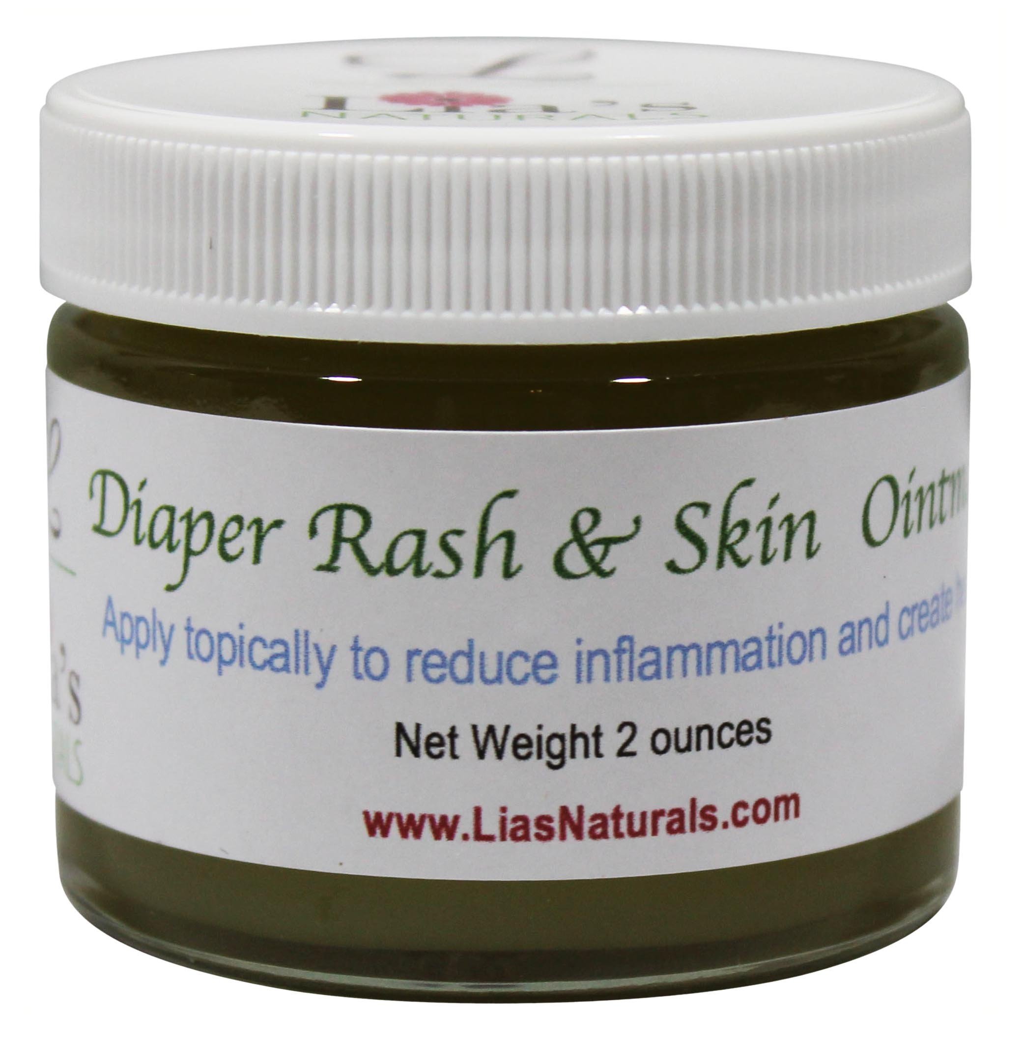 Lia's Naturals Skin Ointment & Diaper Rash Cream 100% Organic Clinically Tested