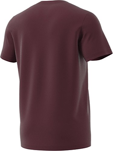 adidas CZ0136XL Clima TECH TEE Maroon/White XL