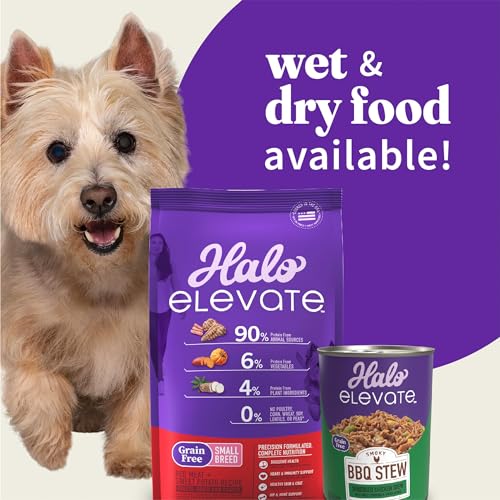 HALO Elevate Dry Dog Food, Grain Free Red Meat Recipe, Small Breed, 3.5lb