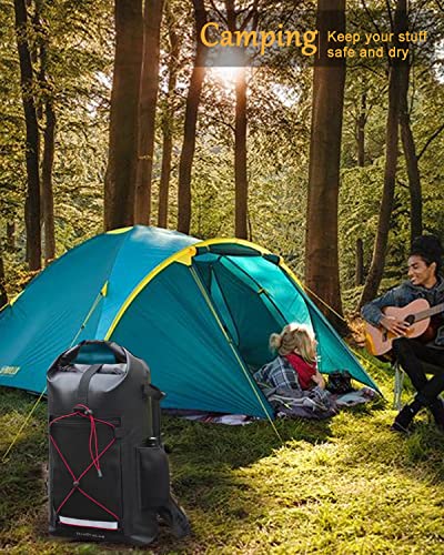 DraDraLee Waterproof Dry Bag Backpack, Floating Waterproof Bag Boating, Kayak Dry Bag Waterproof Backpack 30L