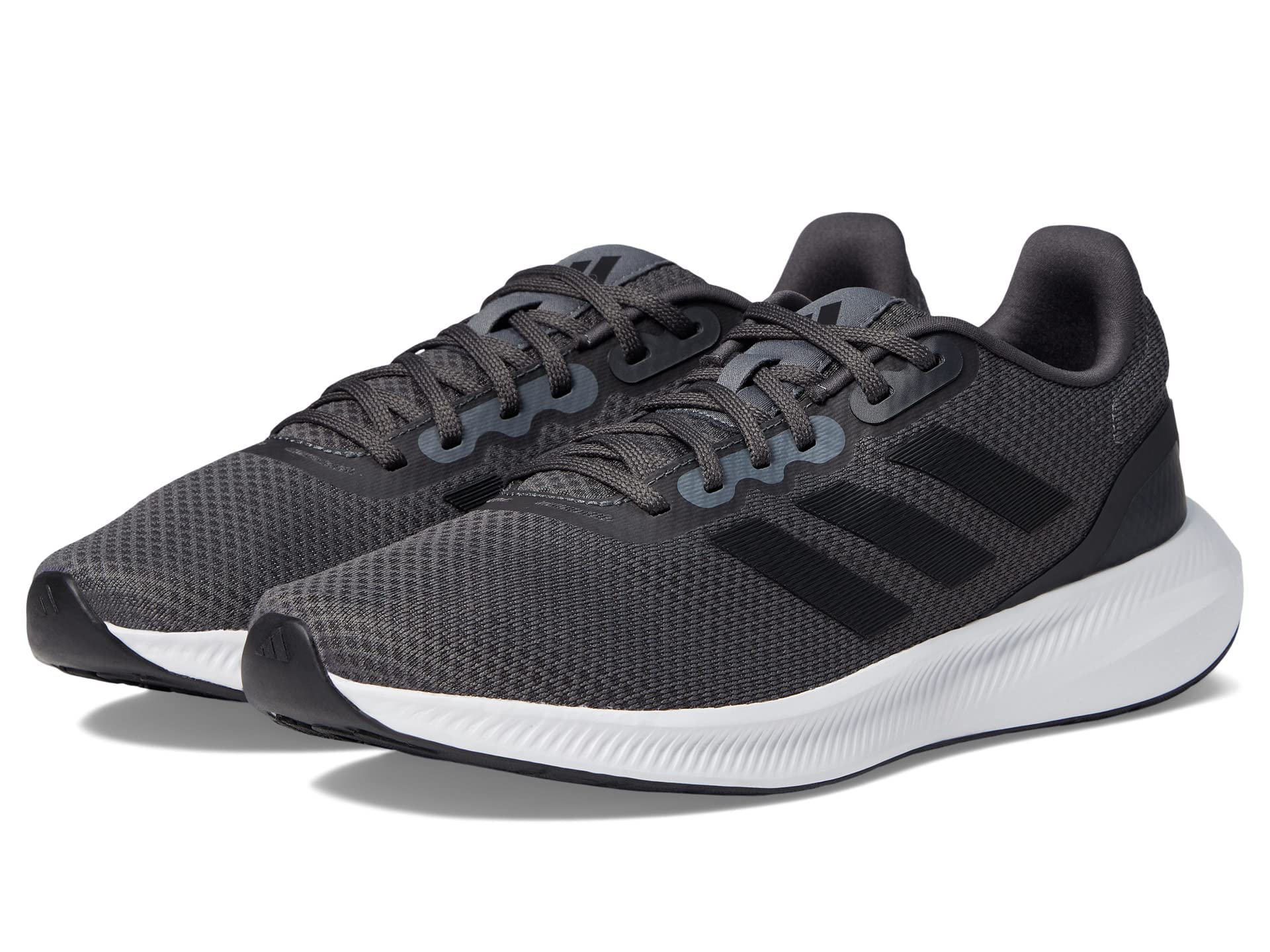 adidas Men's Run Falcon 3.0 Shoe, Grey/Black/Carbon, 11