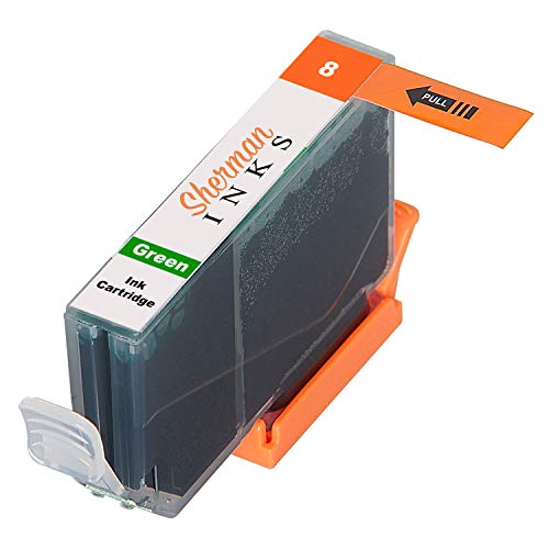 Sherman Replacement Ink Cartridge 8 Pack CLI8 for Printer: Canon PIXMA Pro 6000 PIXMA Pro 6500 PIXMA Pro9000 PIXMA Pro9000 Mark II