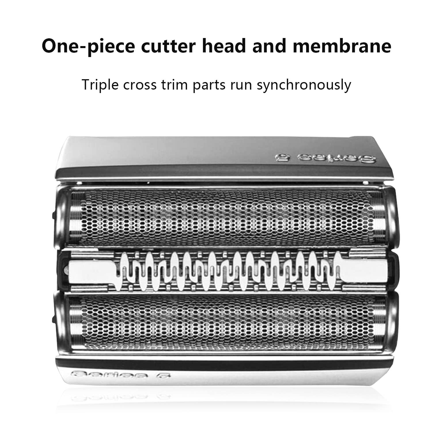 Aijen 5 Series 52s Shaver Replacement Heads - Compatible with Braun Models 5020s, 5030, 5030s, 5040, 5040s, 5050, etc 1 count