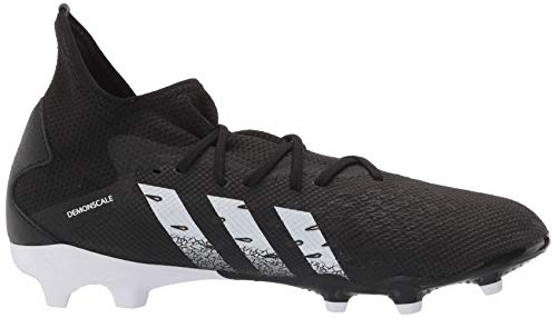 adidas Predator Freak .3 Firm Ground Soccer Shoe (mens) Black/White/Black 9.5