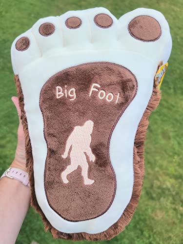 Wilcor Bigfoot Yeti Paw Pillow 13inch Comfy Cozy Squishies Stuffed Animal Plush Sasquatch