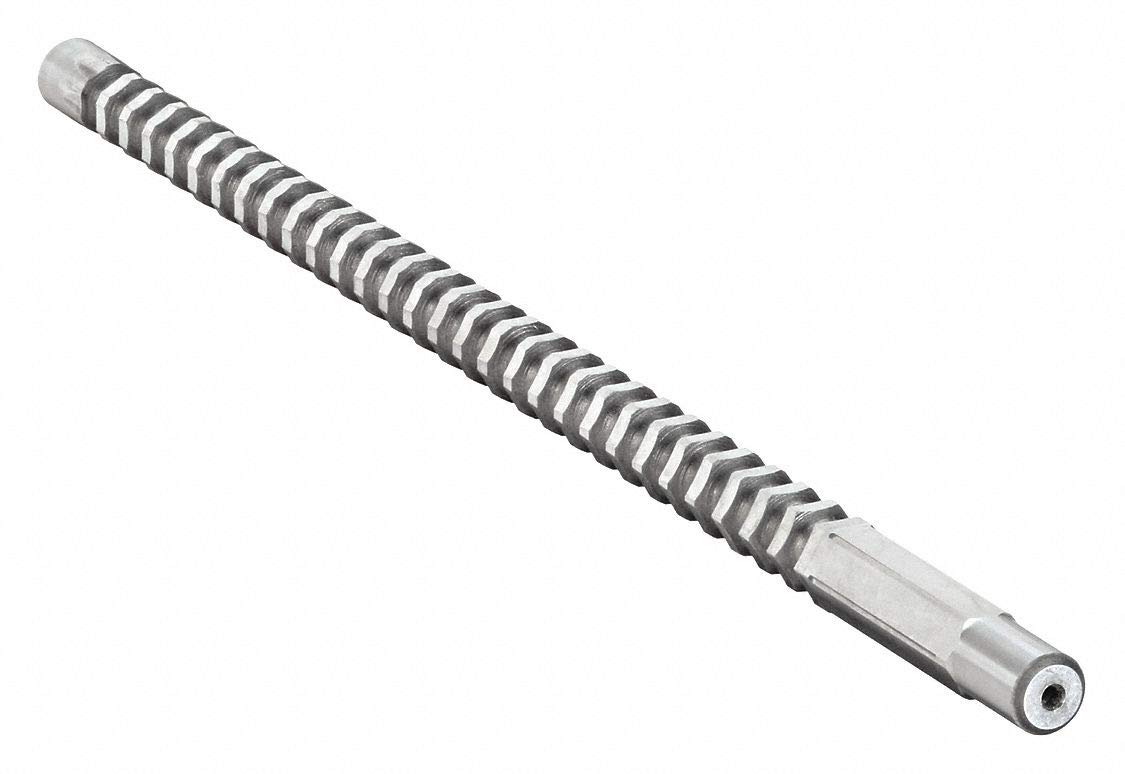 Keyway Broach, Hex, W 7/16 , Cut L 1-3/8