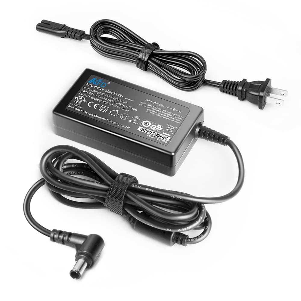 KFD 16V AC DC Adapter for Fujitsu ScanSnap iX1500 Scanner iX500 iX1400 iX1600 SV600 S510 S500 S510M S500M Deluxe Bundle Document Scanner Power Cord Charger P/N:PA03656-B005 PA03656-B015 PA03656-B205