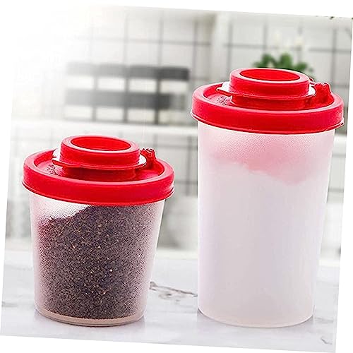 Container 2pcs Shaker Plastic Container Mini Containers Mini Plastic Containers Bottle JalepenĚo Condiment Outdoor Seasoning Jars Portable Shaker Outdoor