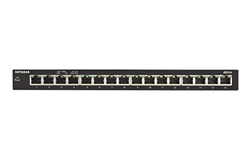 Netgear 16-Port GB UNMANAGED Switch, GS316-100PES