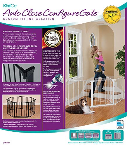KidCo G3011 Configure Gate 80 inch, Black