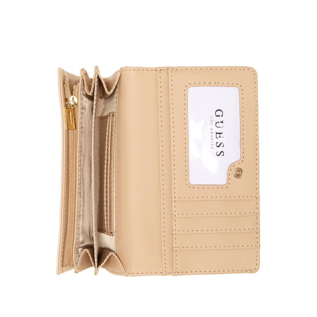 GUESS Monogram Long Wallet with Strap