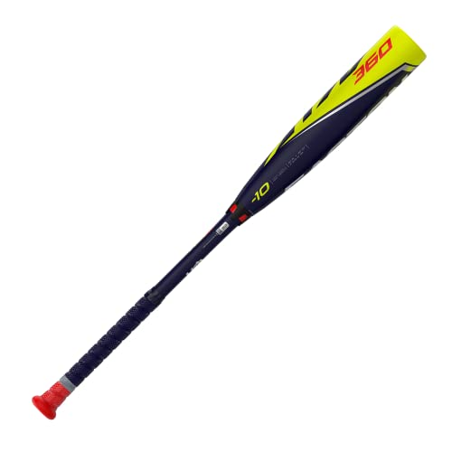 Easton ADV 360 2 Pc. Composite Baseball Bat 2 5/8 Barrel -10 USA, 29-19, Black/Yellow