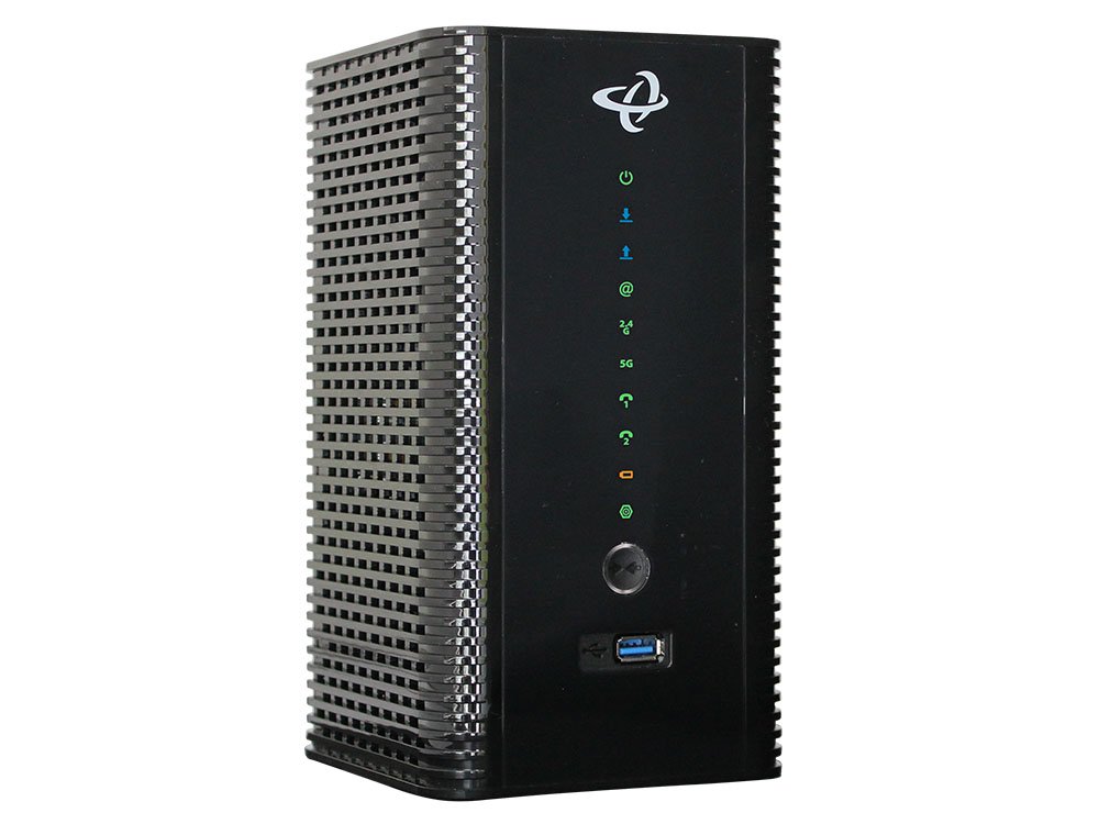 Hitron Docsis 3.0 Intel Puma 6-MG 24x8 w/ 2.4 GHz 802.11n + 5 GHz 802.11ac dual band and MoCA 2.0 Speeds up to 960Mbps eMTA Wireless Gateway Modem Router CGNVM-2559