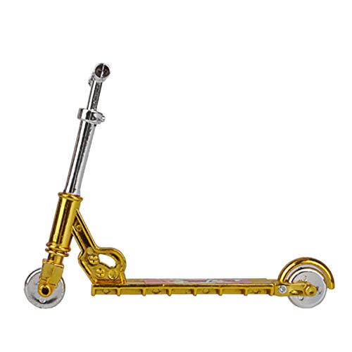 CAOREN Mini Scooter Two Wheel Scooter Children's Educational Toys Finger Scooter Bike Fingerboard Skateboard Fingerboards wi Replacement Wheels and Tools for Kids As Gifts
