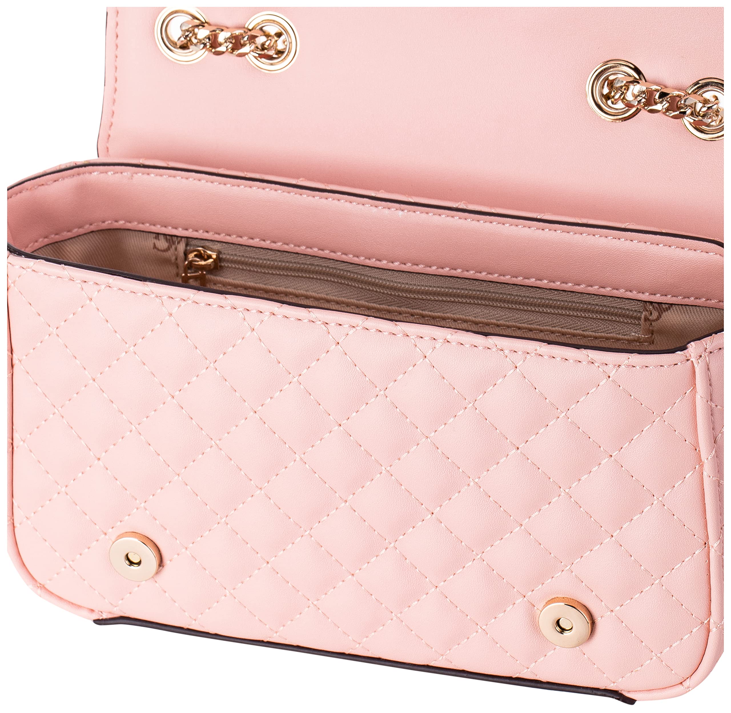 GUESS Rue Rose Mini Crossbody Flap Peach One Size