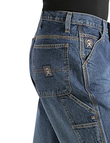 Cinch Men's Blue Label Carpenter Loose Fit Jean , Medium Stone Sandblast, 38W x 36L