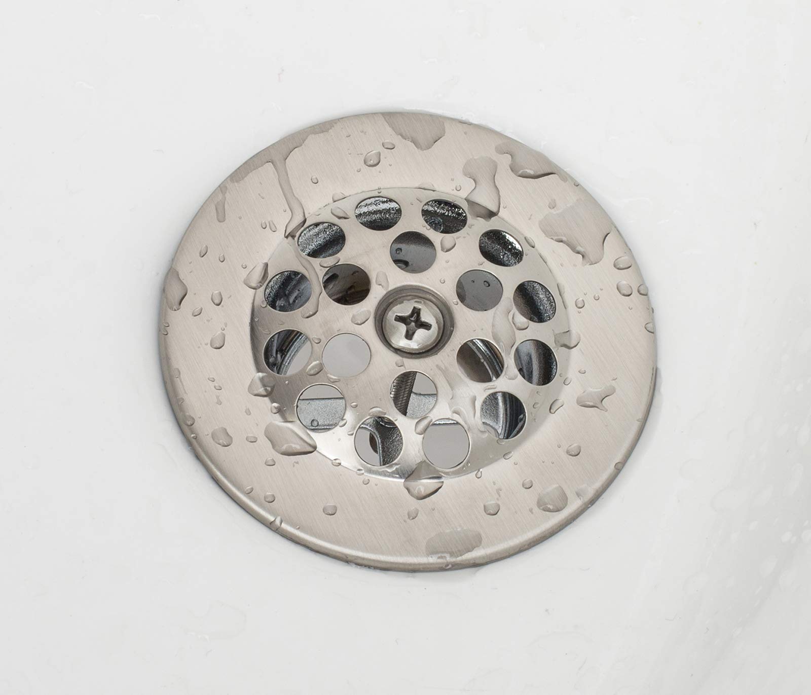 Artiwell Trip Lever Tub Trim Kit Set With Trip Lever Overflow Face Plate, Trip Lever Bathtub Drain with Strainer, Overflow and Matching Screws (BRUSHED NICKEL)