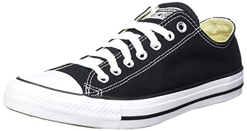 Converse Chuck Taylor All Star Low Top, Black/White, 10.5 Women/8.5 Men