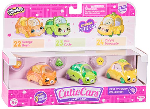 Cutie Car Spk Season 1 Fast N Fruity 3 Pack