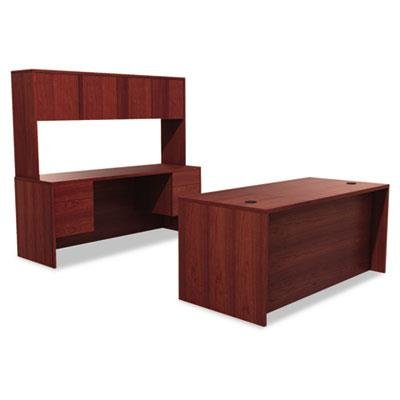 HON Desk with Double Pedestal, 60 by 30 by 29-1/2-Inch, Harvest