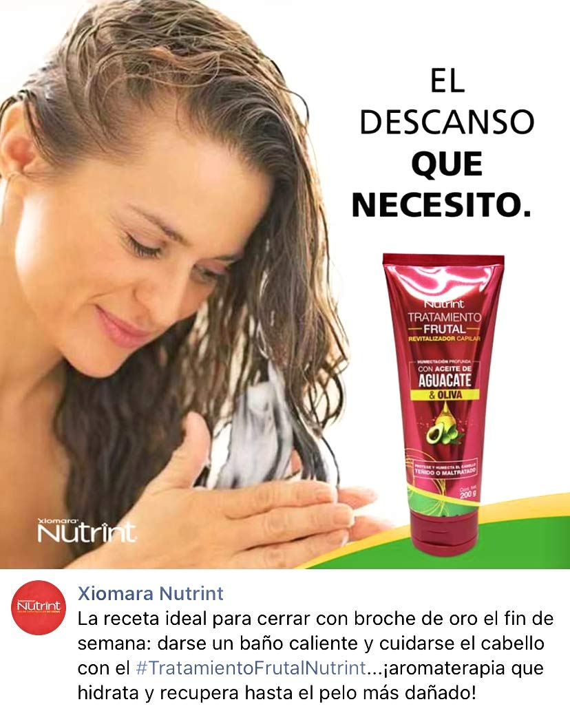 Xiomara Tratamiento Acondicionador Aceites Aguacate y Oliva Revitaliza tu Cabello