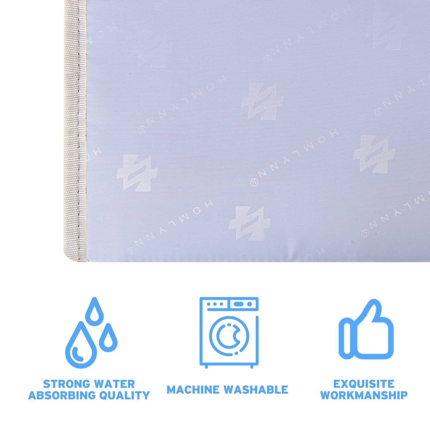 Homlynn Baby Portable Changing Pad, Diaper Bag Changing Pad Station, Machine-Washable Waterproof & Foldable for Anywhere Use(Grey)