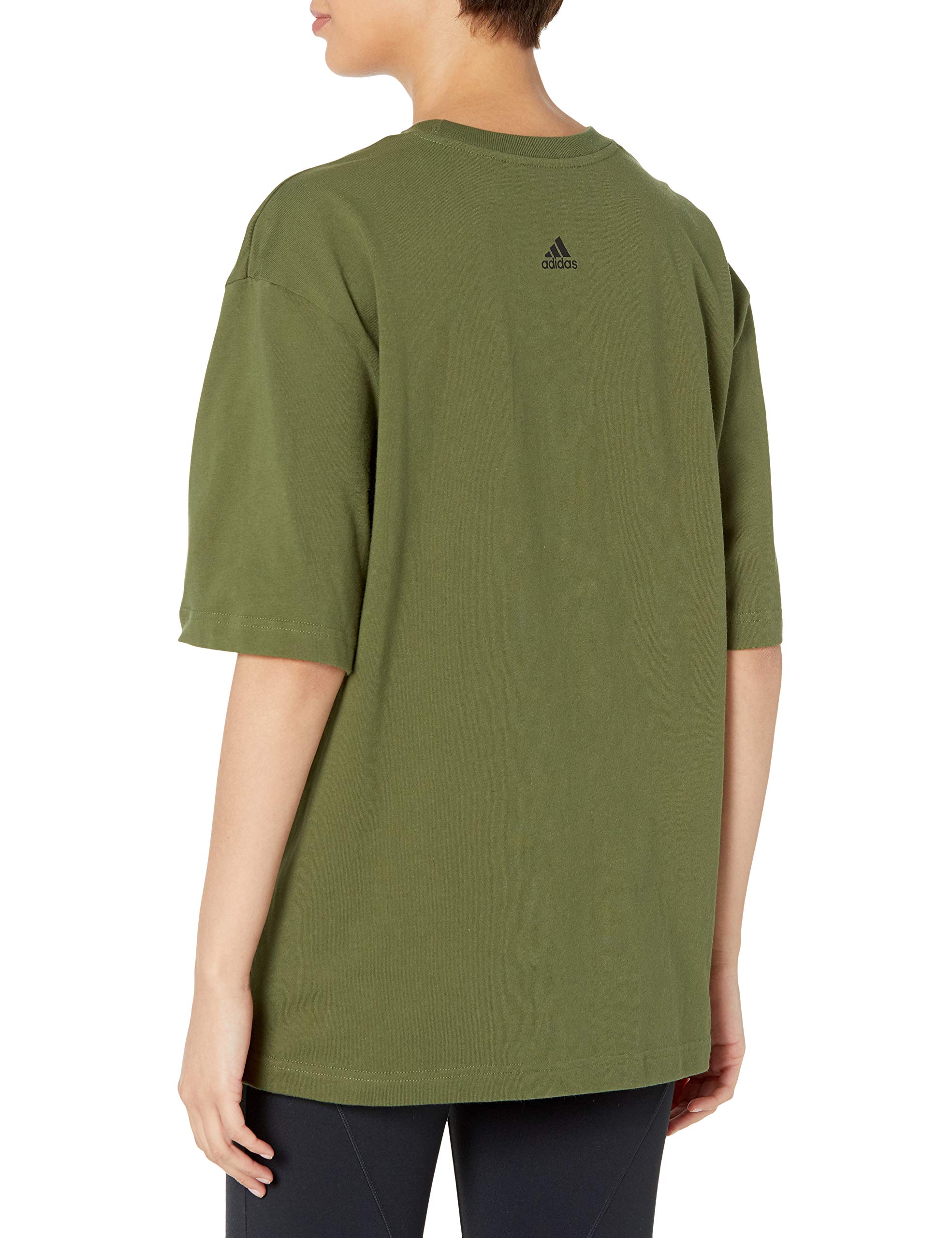 adidas womens Nini Graphics Pocket Tee Wild Pine X-Large