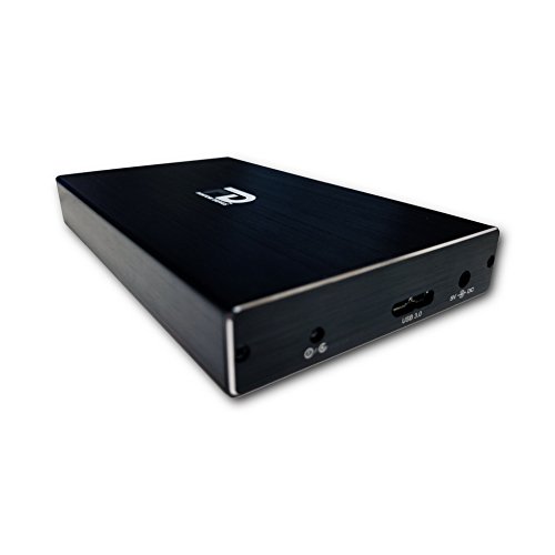 FD 1TB Portable Hard Drive - USB 3.2 Gen 1 - 5Gbps - Aluminum - Black - Compatible with Xbox One, One S, One X (XB-1TB-PGD) by Fantom Drives