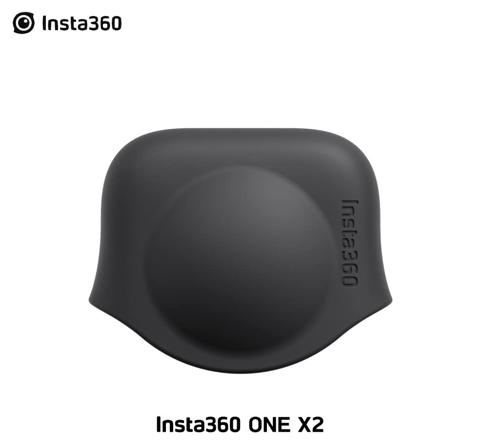 Aokicase Compatible with Insta360 One X2 Anti-Scratch Camera Lens Cover Silicone Case for Insta 360 One X2 Action Anti-Scratch Camera Accessories Black (Black, BOYA)