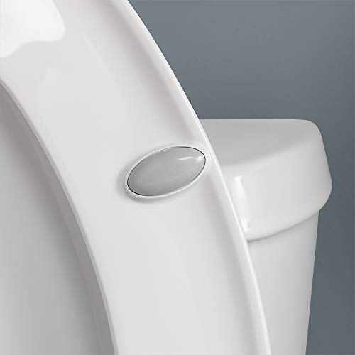 BEMIS 790TDGSL 000 Heavy Duty Closed Front Plastic Toilet Seat with Cover will Slow Close, Never Loosen & Reduce Call-backs, ROUND, Plastic, White