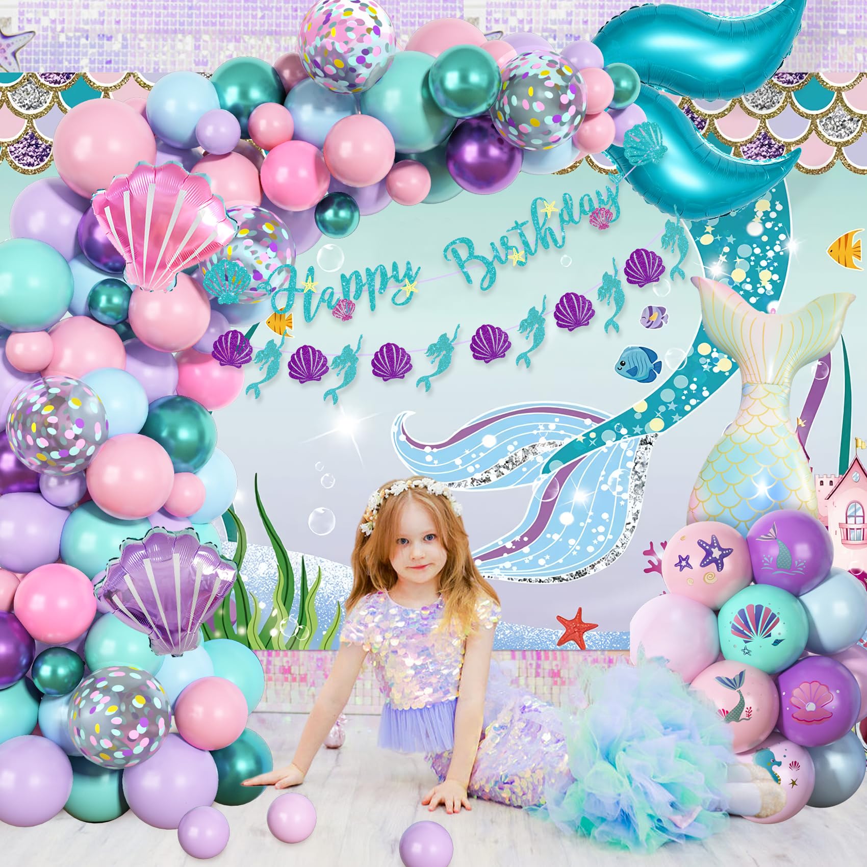 Amandir Pink Dinosaur Birthday Party Supplies