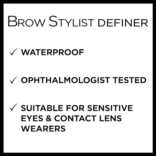 L'Oreal Paris Makeup Brow Stylist Definer Waterproof Eyebrow Pencil, Ultra-Fine Mechanical Pencil, Draws Tiny Brow Hairs and Fills in Sparse Areas and Gaps, Blonde, 0.003 Ounce (Pack of 1)