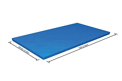 Bestway 58106 Above Ground Pool Cover, 118-inch by 79-inch, Blue