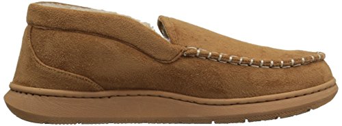 Dockers Men's Craig Ultra-Light Mid Moccasin Premium Slippers, Beige, 12 M US