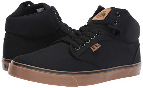 HARLEY-DAVIDSON FOOTWEAR Men's Wrenford Sneaker, Black, 12.0 M US