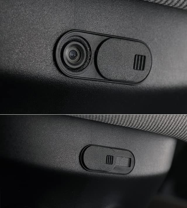ENVE Ultra-Thin Camera Cover Slide for Tesla Model 3 / Y Interior Cabin Camera Laptop PC Front-Facing Webcam Sticker, Privacy Camera Cover (3 Camera Covers)