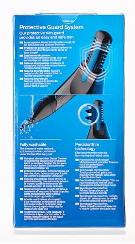 Nose Hair Trimmer, Series 3000 Nose, Ear and Eyebrow Trimmer Showerproof with Protective Guard System, Battery-Operated, No pulling Guaranteed - NT3650/16