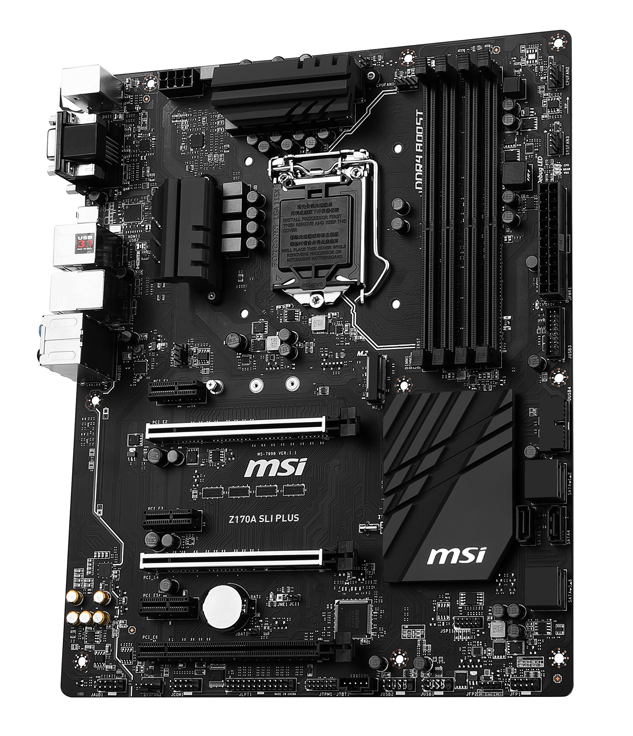 MSI Z170A SLI PLUS Intel Z170 LGA1151