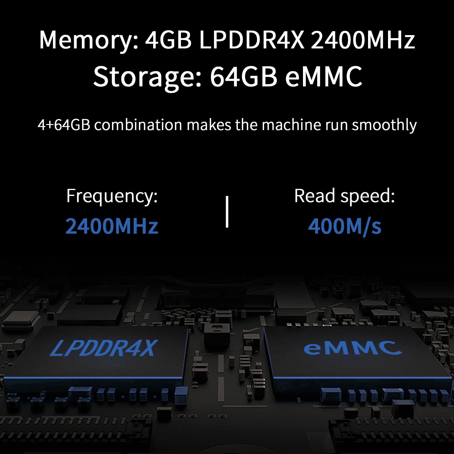 T5 Mini PC, Intel Processor Celeron N4020 (4M Cache,up to 2.8GHz), Mini Computers with 4G LPDDR4/64GB eMMC, Small PC Supports 4K Dual HDMI, USB3.0/WiFi 5/BT5.0/Gigabit Ethernet
