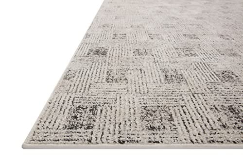 Loloi II Kamala Collection KAM-01 Grey/Graphite 5'-3" x 7'-9" Area Rug