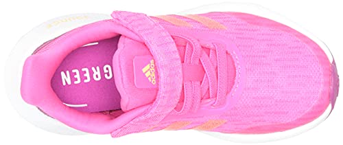 adidas Unisex-Child EQ21 Running Shoe, Shock Pink/Acid Orange/Sonic Fuchsia (Elastic), 3