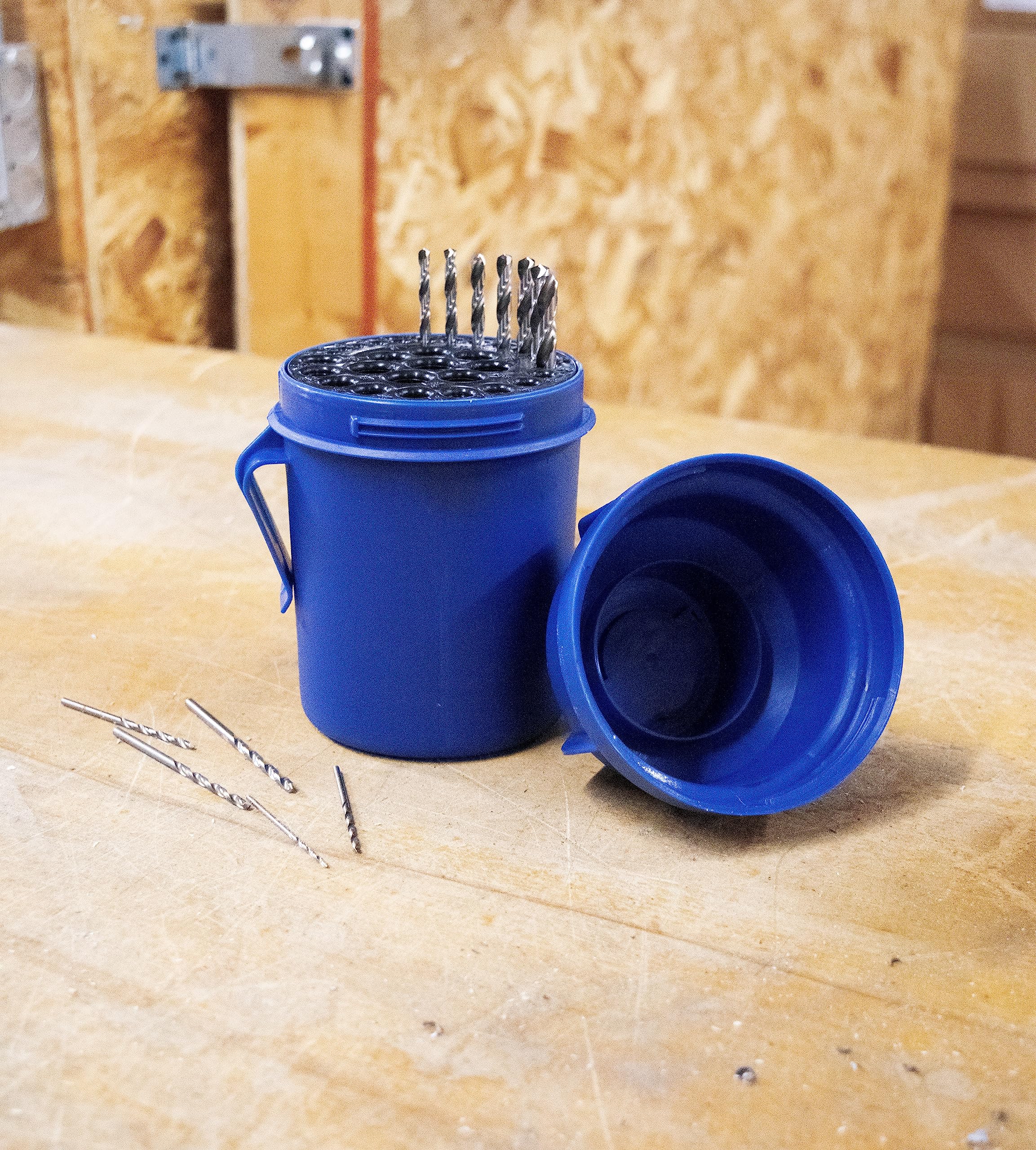 Century Drill & Tool β 28406 29 Piece Empty Drill Bit Index Pod β Holds 29 Jobber Drill Bits, Easy Storage Home Improvement