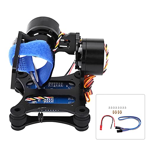 Drfeify RC Metal Brushless Gimbal Board BGC 2.2 Fit for 3/3+ / 4 Camera RC Drone Quadcopter Parts(Black)