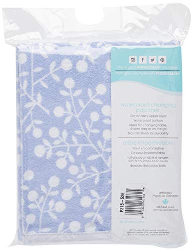Kushies Baby Deluxe Change Pad Terry, Lilac Berries