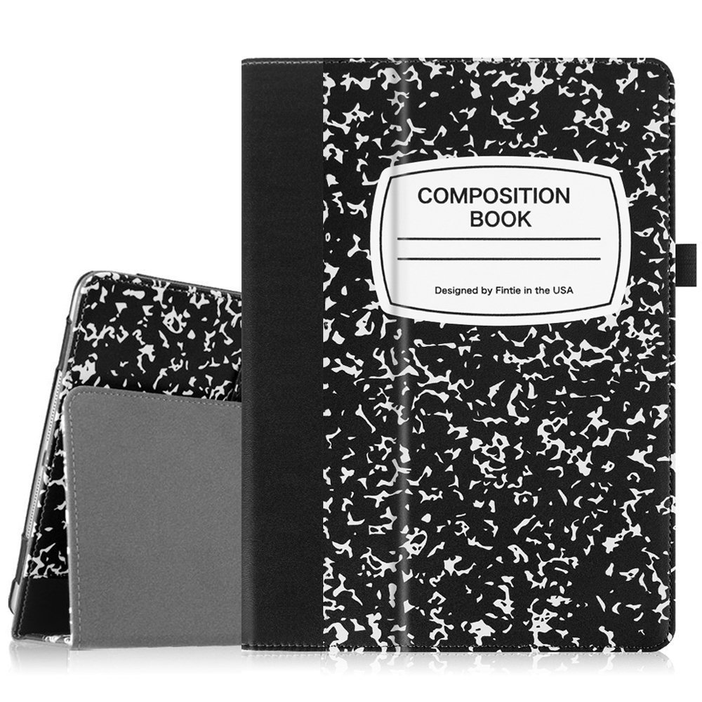 Fintie Folio Case for iPad Mini 3, Mini 1/2 - Slim Fit Case Smart Stand Cover Auto Sleep/Wake Feature, Composition Book Black