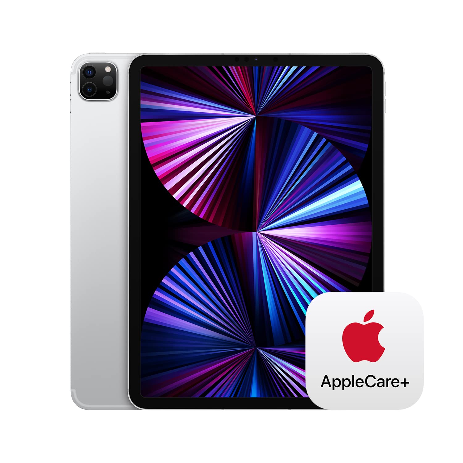 Apple 2021 11-inch iPad Pro (Wi-Fi + Cellular, 128GB) - Silver with AppleCare+ (2 Years)