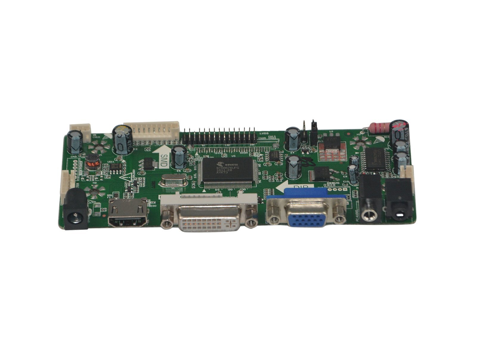 NJYTouch M.NT68676.2A HDMI DVI VGA Audio LCD Controller Board for LTN170X2-L01 LTN170X2-L02 LTN170X2-L03 LTN170WX-L05 1440x900