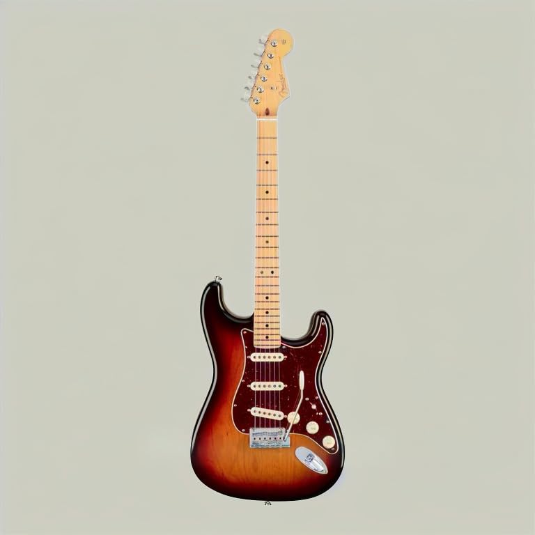 Fender 6 String Solid-Body Electric Guitar, Right, 3-Color Sunburst (0113942700)