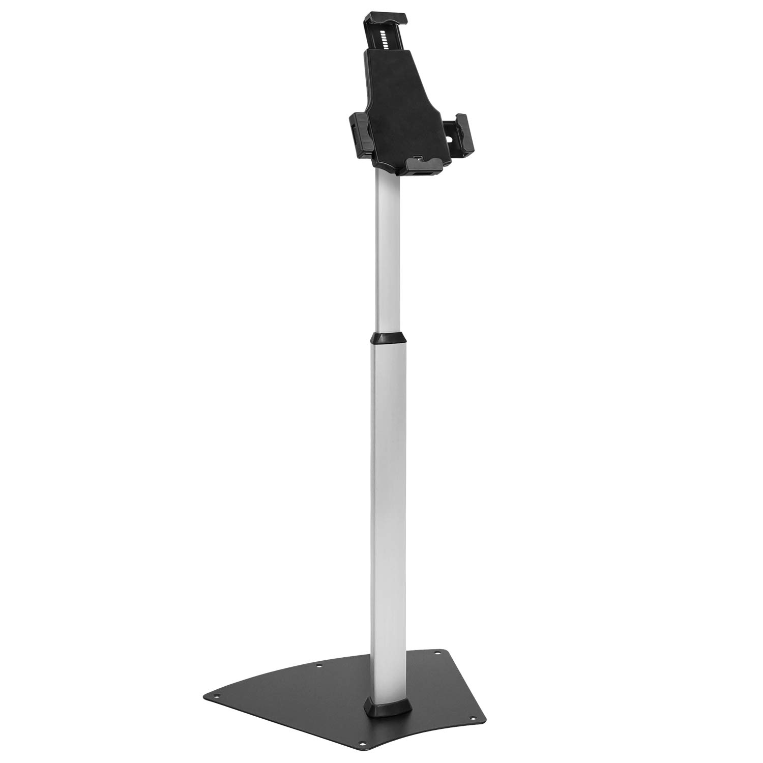 Mount-It! Anti-Theft Universal Tablet Floor Stand Kiosk – Height Adjustable Tablet Kiosk Floor Stand - Locking Tablet Mount Stand for iPad, Galaxy, Surface Go & Other 7.9"- 10.9" Tablets