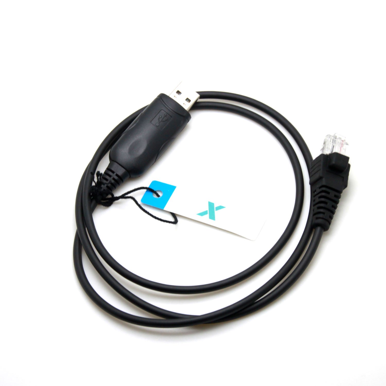 Kymate USB Programming Cable KPG-46U 8PIN for Kenwood TK-D840 TK980 TK-8360 TK-8302 TM-271A TM-281A TKR-750 TKR-850 NX-700 NX-800 TK-7360 TK-7102 TK-8102 NX-5700/5800/5900 RJ45 Mobile Radios